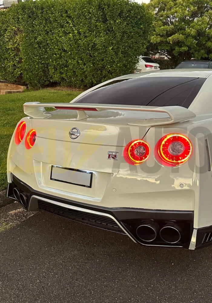 R35 GTR OEM 2017+ EBA Style Rear Bumper (FULL ASSEMBLY) – ZEUS Auto
